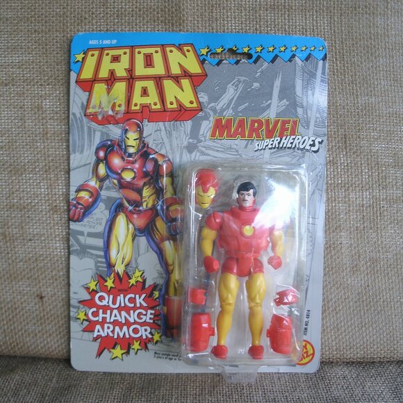 Toy Biz | Toys | Vintage Iron Man Quick Change Armor Action Figure 991 ...